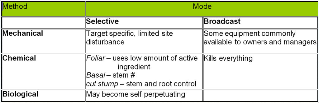 Strategies to Control Undesirable and Interfering Vegetation in Your ...