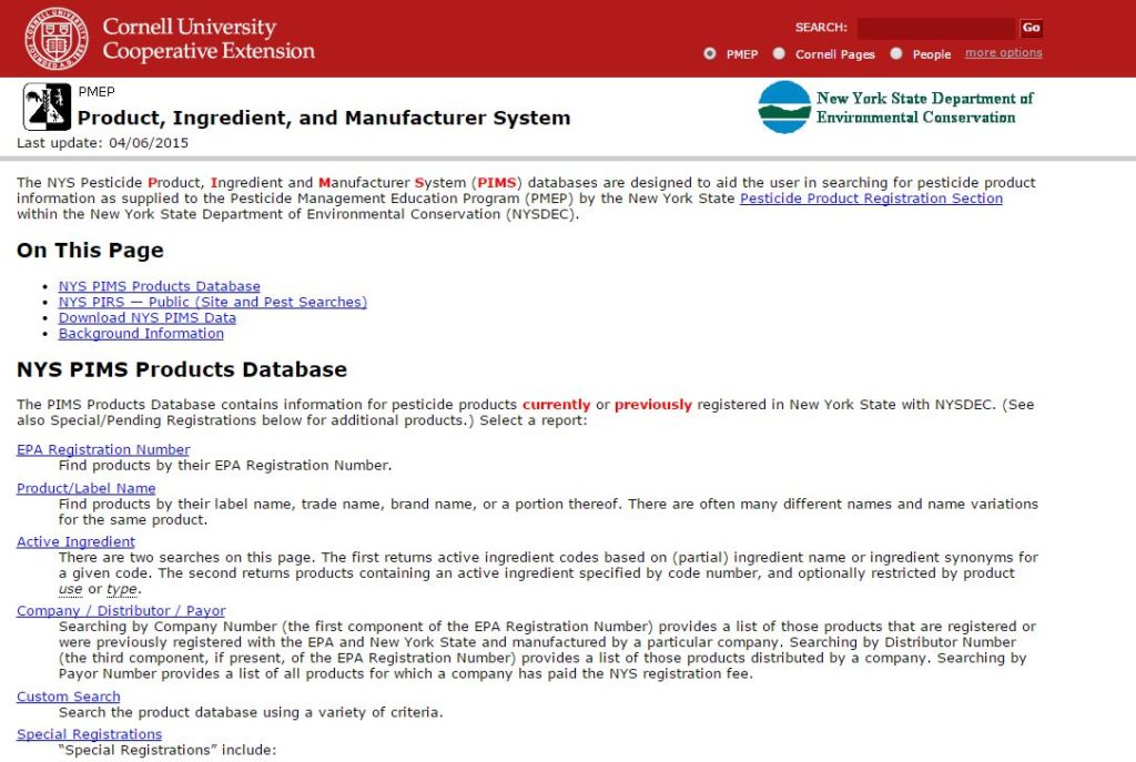 Understanding the Pesticide Label - Cornell Small Farms